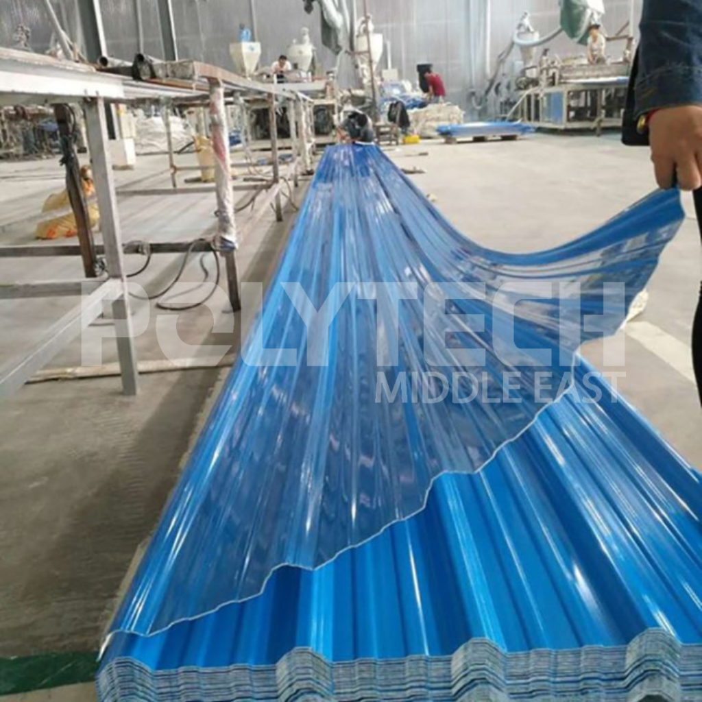 PVC Roof Sheet Making Machine – POLYTECH MIDDLE EAST